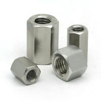China UNC UNF DIN1479 SUS304 A2-70 Coupling Hexagonal M8 Stainless Steel Nuts for sale
