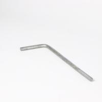 China Class 4.8 Carbon Steel Q235 One Side Thread  Galvanized J Hook Anchor Bolts for sale