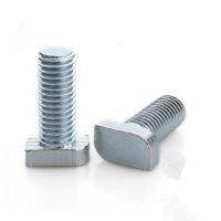 China Class 8.8 Full Thread Yellow Zinc Plated M12 T Head Bolts for sale