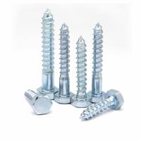 China Grade 2 Steel 1020 Zinc Plated Full Thread Hexagon Bolt Screw for sale
