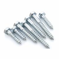 China Grade 2 Steel 1020 Zinc Plated Full Thread Hexagon Bolt Screw for sale