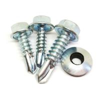 China EPDM Washer ST 3.5 Hex Flange Head Self Drilling Roofing Screws for sale