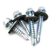 China EPDM Washer ST 3.5 Hex Flange Head Self Drilling Roofing Screws for sale