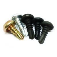 China Yellow Zinc Pan Head Self Drilling Metal Screws Corrosion Resistant for sale