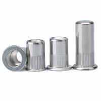 China M8 Zinc Plated Knurled Tubular rivet Nut for sale