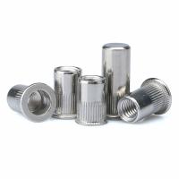 China M8 Zinc Plated Knurled Tubular rivet Nut for sale