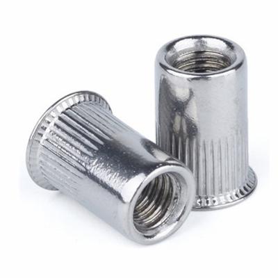 China M8 Zinc Plated Knurled Tubular rivet Nut for sale
