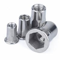 China Carbon Steel Zinc Plated Countersunk Flat Head Rivet Nut M10 for sale