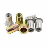 China Internally Threaded 1/2  Shoulder Rivets Nut Carbon Steel Material for sale