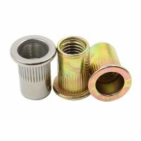 China Internally Threaded 1/2  Shoulder Rivets Nut Carbon Steel Material for sale
