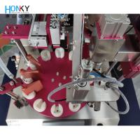 China 50ml Bio-Reagent Bottle Desktop Filling and Capping Machine with Auto Cap Feeding Function and High-Precision Ceramic Pump for sale
