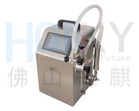 China Deskop Portable 30ml Bottle Filling Machine with 40 PCS/MIN Efficiency and SS316L Material for Liquid Filling for sale