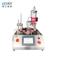 China 5ml Vial Filling and Crimping Machine with Ceramic Pump and GMP Certification for Desktop Use for sale