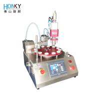 China 5ml Vial Filling and Crimping Machine with Ceramic Pump and GMP Certification for Desktop Use for sale