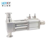 China 3-30ml Air Driven Ceramic Filling Pump with High Precision Plunger for Chemical Industry for sale