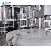 China Desktop Automatic 10ml Bottle Liquid Filling Capping Machine With High Precision Ceramic Pump For 1500 BPH Speed for sale