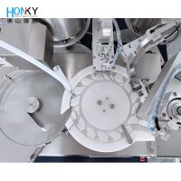 China Desktop Automatic 10ml Bottle Liquid Filling Capping Machine With High Precision Ceramic Pump For 1500 BPH Speed for sale