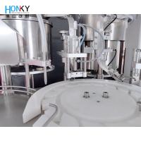 China Desktop Automatic 10ml Bottle Liquid Filling Capping Machine With High Precision Ceramic Pump For 1500 BPH Speed for sale