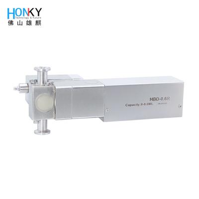 China Servo Driven High Purity Ceramic Filling Pump for 0.6 Gram Max Battery Zin Paste for sale