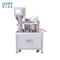 China Semi-Automatic PLC Control Gel Syringe Filling Machine with High Hygiene Level Piston Pump for sale