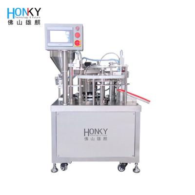 China Semi-Automatic PLC Control Gel Syringe Filling Machine with High Hygiene Level Piston Pump for sale