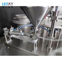 China Semi-Automatic PLC Control Gel Syringe Filling Machine with High Hygiene Level Piston Pump for sale
