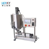 China Desktop Syringe Filling Machine with Servo Ceramic Piston Pump for 25-30 Bottle/Min and ±0.85% Accuracy for sale
