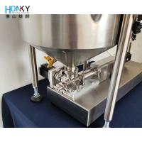 China Desktop Syringe Filling Machine with Servo Ceramic Piston Pump for 25-30 Bottle/Min and ±0.85% Accuracy for sale