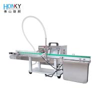 China Desktop 5ml Vial Filling Machine Small Filling Line with High-Precision Ceramic Pump and 60-80 PCS/MIN Speed for sale