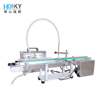 China Desktop Vial Filling Machine with Ceramic Pump for 60-80 PCS/MIN and Compact Design for Small Batch Filling for sale