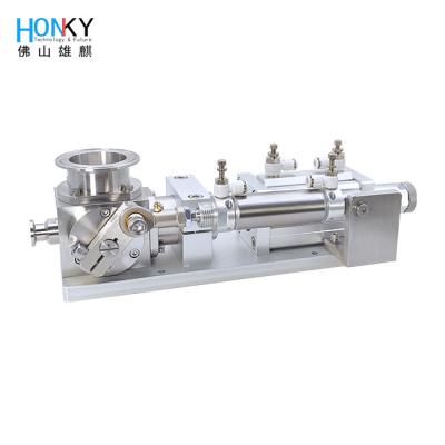 China Air Driven High Purity Ceramics Rotary Valve Filling Pump with 40 Bottle/min Speed for Cream Lotion for sale