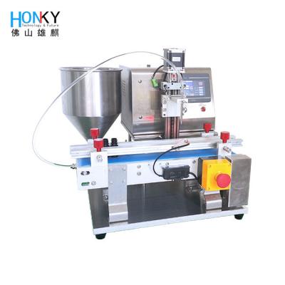 China Small Batch Desktop Filling Machine with High-Precision Ceramic Pump for GMP-Certified Cosmetic Packing for sale
