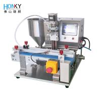 China Small Batch Desktop Filling Machine with High-Precision Ceramic Pump for GMP-Certified Cosmetic Packing for sale