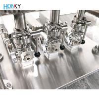 China Multiple Heads Servo Motor Driven High Precision Ceramic Filling Piston Pump For High Viscosity Material for sale