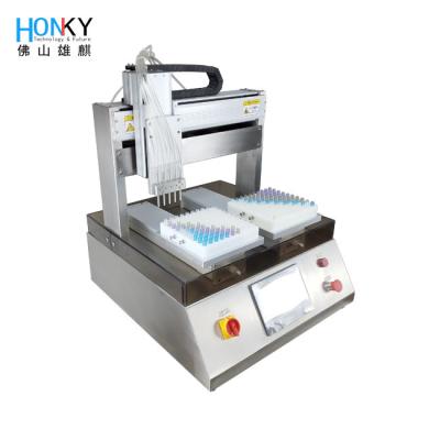 China Desktop Essential Liquid Filling Machine With High Precision Micro Scale Pump 250 PCS/min Stainless Steel Construction for sale