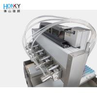China Desktop Essential Liquid Filling Machine With High Precision Micro Scale Pump 250 PCS/min Stainless Steel Construction for sale