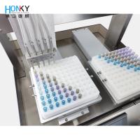 China Desktop Essential Liquid Filling Machine With High Precision Micro Scale Pump 250 PCS/min Stainless Steel Construction for sale