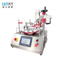 China 2400BPH Reagent Tube Filling Machine with Servo Capping Function and Ceramic Pump for Bio Liquid Packing for sale