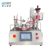 China 2400BPH Reagent Tube Filling Machine with Servo Capping Function and Ceramic Pump for Bio Liquid Packing for sale