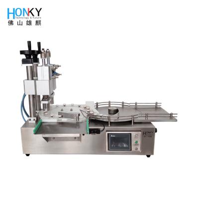 China Desktop Automatic 5ml Vial Crimp Capping Machine With Dual Capping Head for Frozen Dry Powder Packing for sale