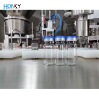 China 2000w 1800BPH Vial Capping Machine For Liquid Dressing Filling for sale