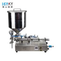 China 50W Desktop Pneumatic Paste Filling Machine For High Viscosity Paste With High Precision Piston Pump for sale