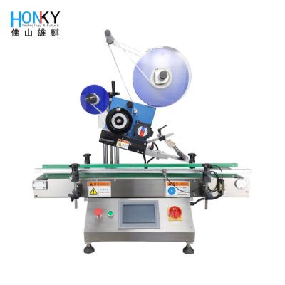 China Desktop Flat Surface Labeling Machine with PLC Control System SUS304 Stainless Steel 45 PCS per Minute for sale