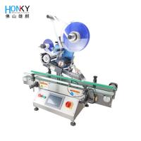 China Desktop Automatic Labeling Machine with SUS304 Stainless Steel and PLC Control System for 45 PCS per Minute Labeling for sale