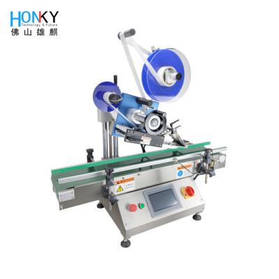 China PLC Control SUS304 Stainless Steel Flat Surface Automatic Labeling Machine with 2350 BPM Speed for Electronics and Apparel Box Packaging for sale