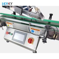 China PLC Control SUS304 Stainless Steel Flat Surface Automatic Labeling Machine with 2350 BPM Speed for Electronics and Apparel Box Packaging for sale