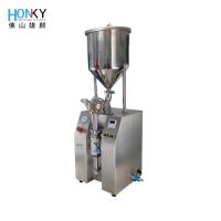 China Semi Automatic 1800 BPH Paste Filling Machine with Ceramic Pump for Gel Syringe for sale