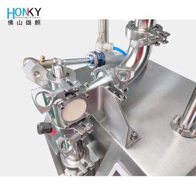 China Ceramic Piston Pump Syringe Filling Machine for High Viscosity Gel with 1-12ml Filling Range for sale