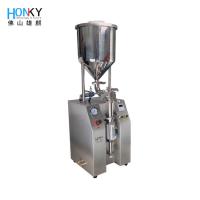 China 1800 BPH Desktop Filling Machine with Ceramic Piston Pump for Syringe GMP Certified for sale