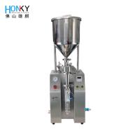China Desktop Type 2ml Ceramic Piston Pump Paste Filling Machine for Syringe Filling and Packing for sale